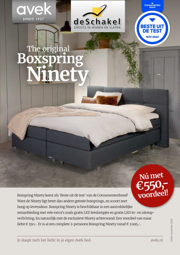 Avek boxspring Ninety beste uit de test